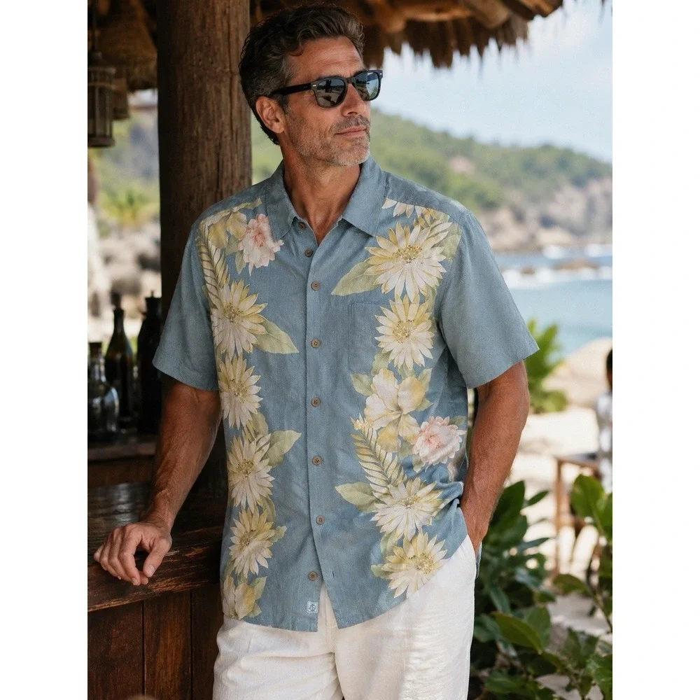 Tommy Bahama | Shirts | Tommy Bahama Mens Large 0 Silk Hawaiian Floral ...